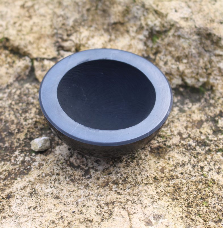 Shungite Bowls, Black Reflective with Powerful Silver Activation or ...