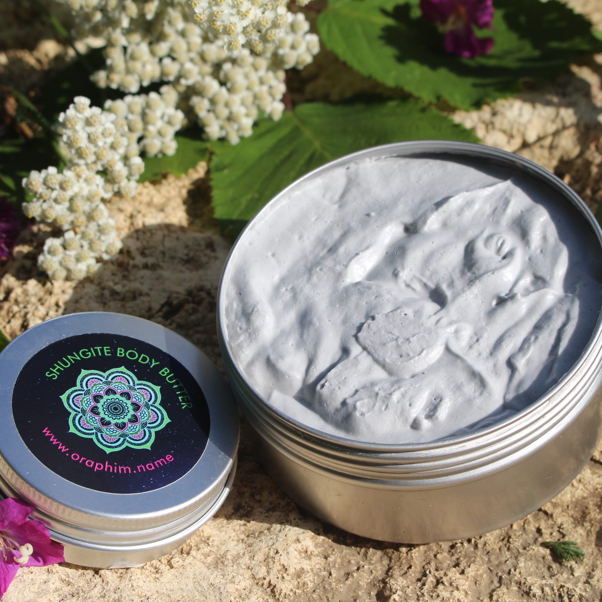 Shungite WHIPPED BODY BUTTER Lavender, Bergamot, Ylang Ylang to Nourish ...