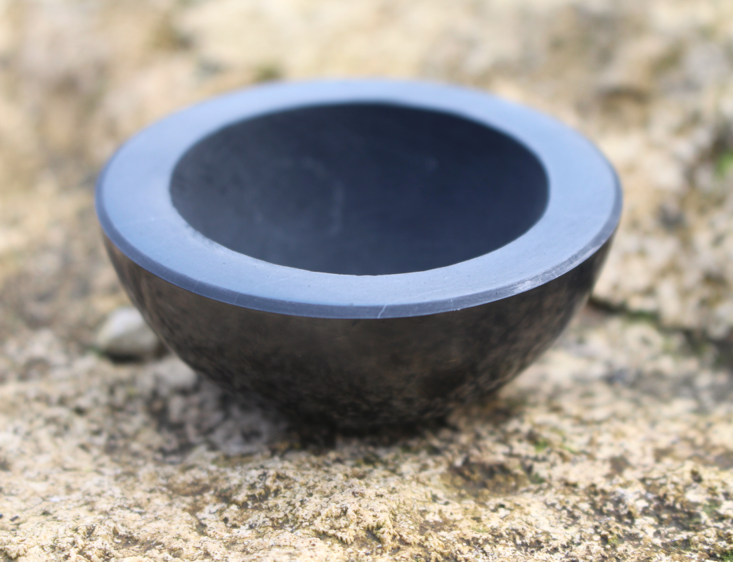 Shungite Bowls, Black Reflective with Powerful Silver Activation or ...