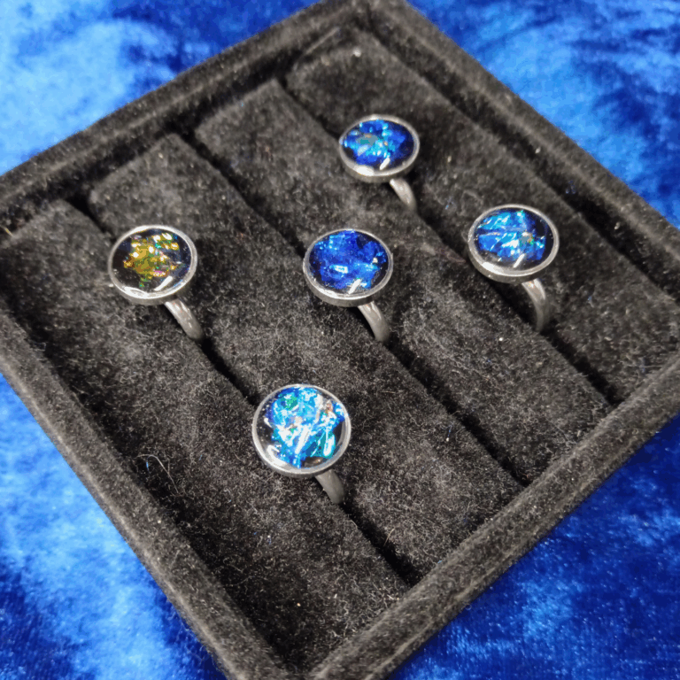Rings with Silver Activated Shungite. Beautifully hand made for you ...
